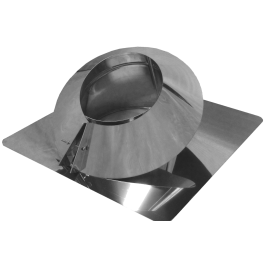 H2O Innovation stainless stell roof jack and collar 22" for pipe 20"