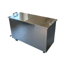 Double draw-off tank 18" x 44" x 31"H (2 x 20 US gal.)