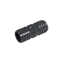 Grey PVC coupler (insert X insert) - 1-1/4"