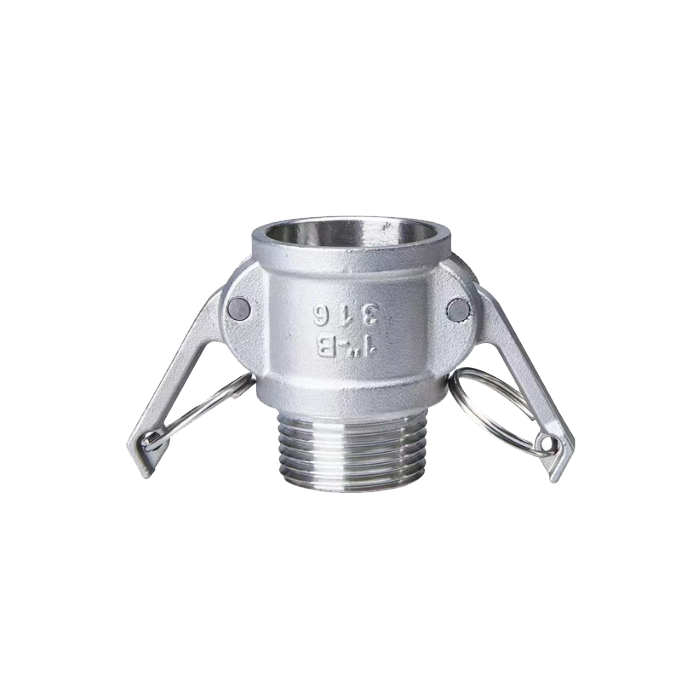 SS Camlock Quick adapters - MPT X female coupling - 1-1/2"